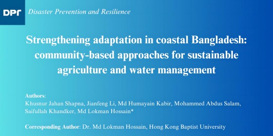 Disaster Prevention and Resilience - OAE Publishing Inc.